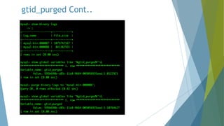 MySQL GTID Concepts, Implementation and troubleshooting | PDF