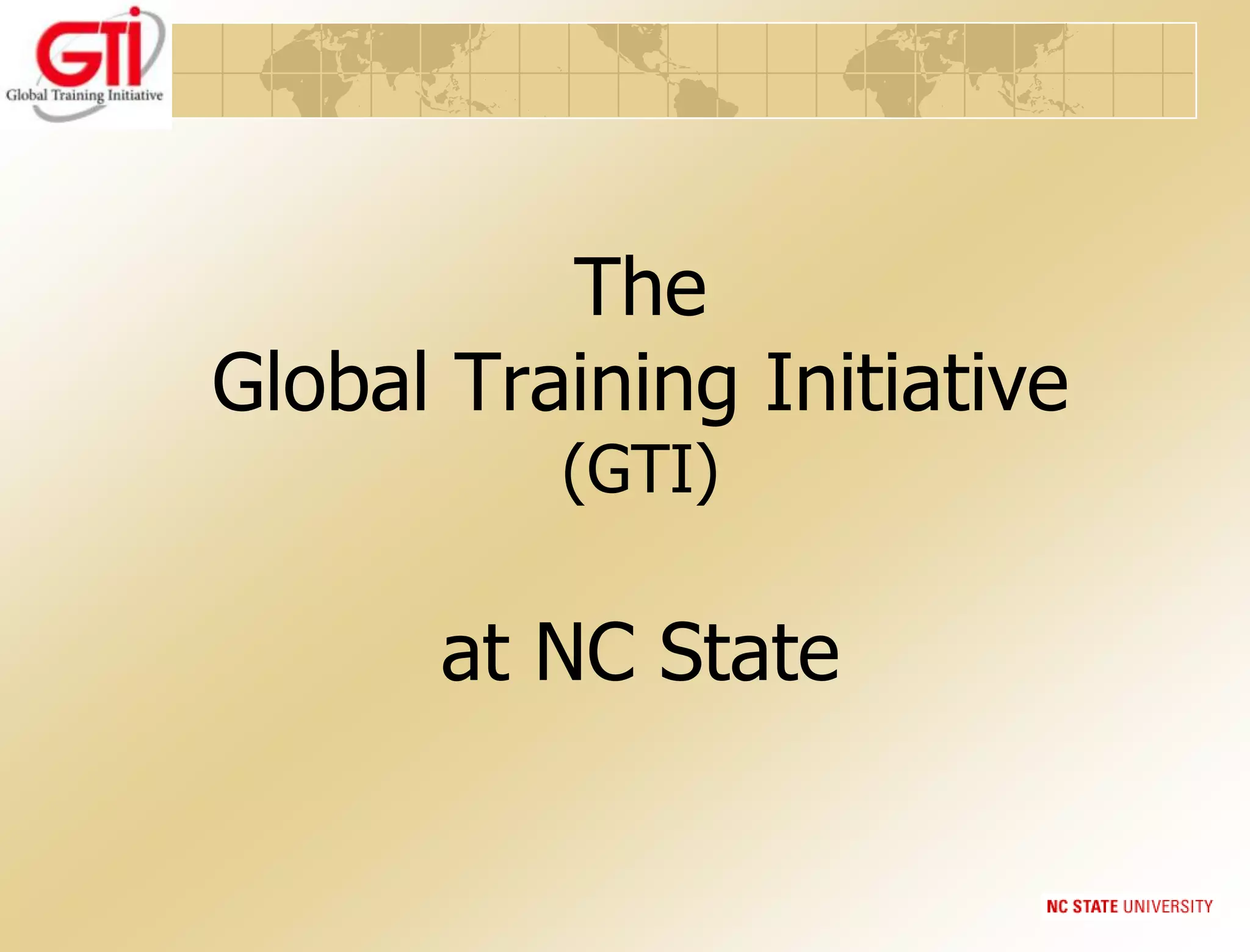 GTI General Presentation | PPTX | Undergraduate Education | College Education