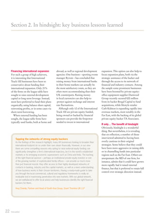 Grow global: a route to success maximising the international ...