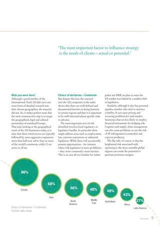 Grow global: a route to success maximising the international ...