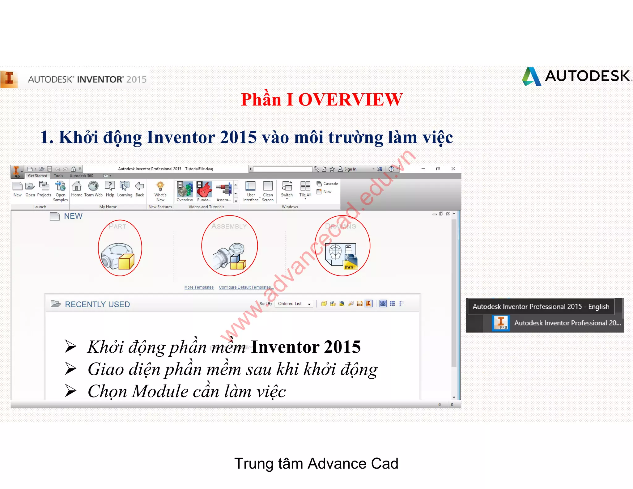 Giáo trình tự học Autodesk Inventor mới nhất | PDF