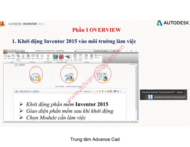 Giáo trình tự học Autodesk Inventor mới nhất | PDF