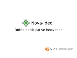 English presentation of nova ideo