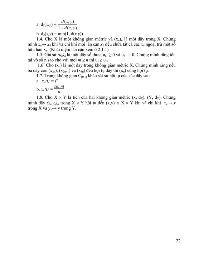 Gt khong gian_metric Nguyen Hoang | PDF