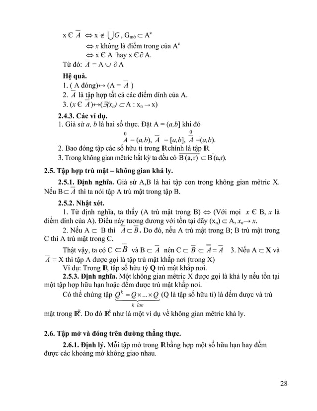 Gt khong gian_metric Nguyen Hoang | PDF
