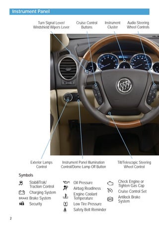 Getting To Know Your 2012 Buick Enclave | PDF