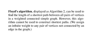 GT L8 Floyds Algorithm.pptx Discrete Mathematics - Floyds Algorithm | PPTX
