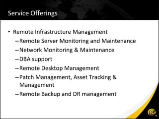 GTL RIM Offerings | PPT