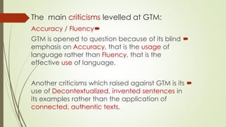 grammar translation method | PPTX