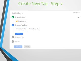 Google Tag Manager Setup - Basic | PPT