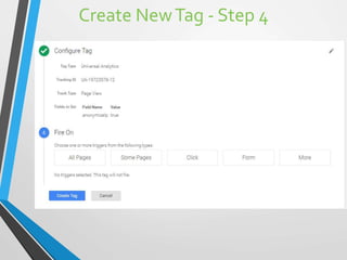 Google Tag Manager Setup - Basic | PPT