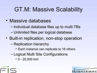 GT.M: A Tried and Tested Open-Source NoSQL Database | PPT