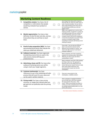 The Content Gap Checklist | PDF