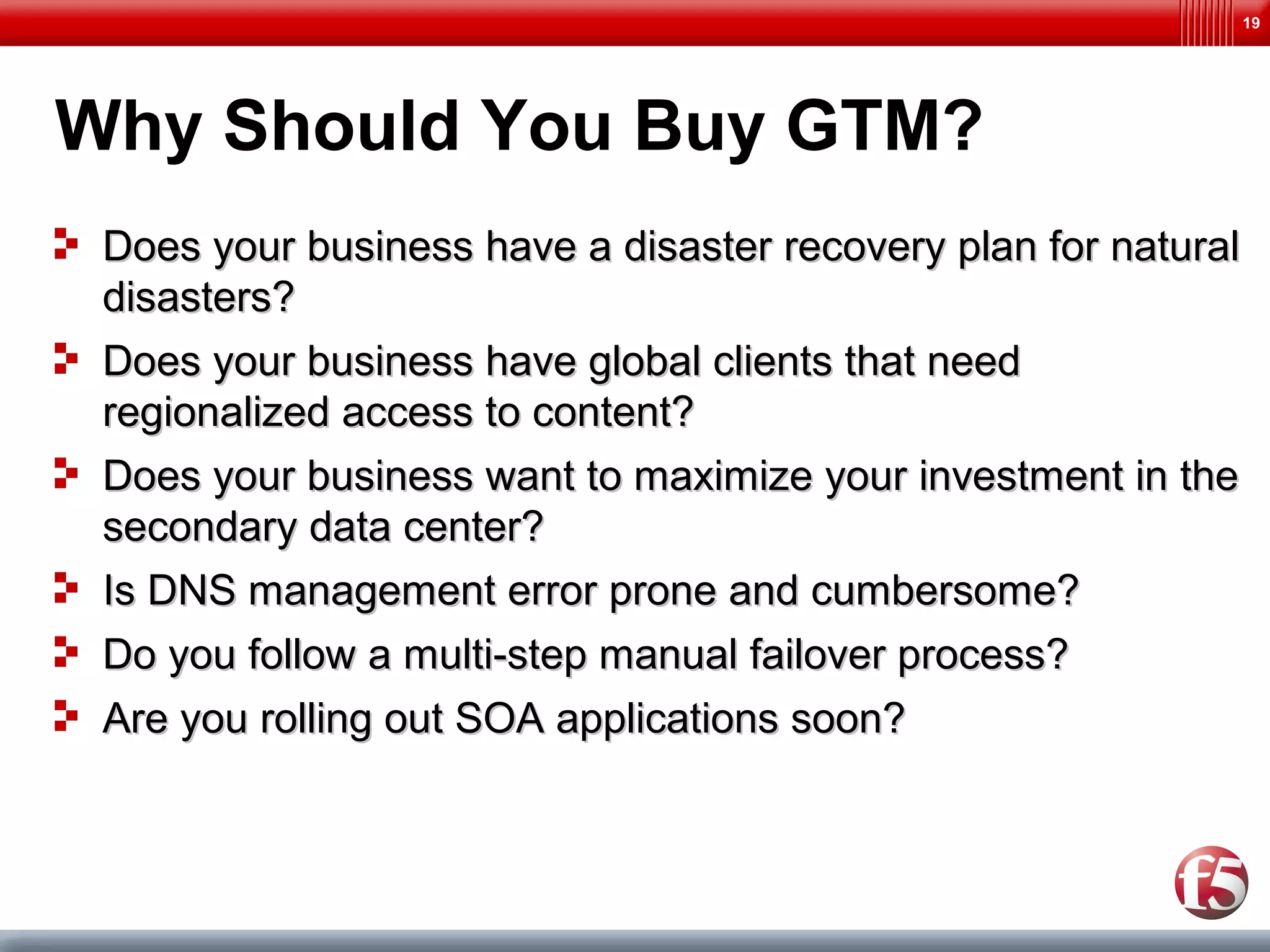 BIG IP F5 GTM Presentation | PPT