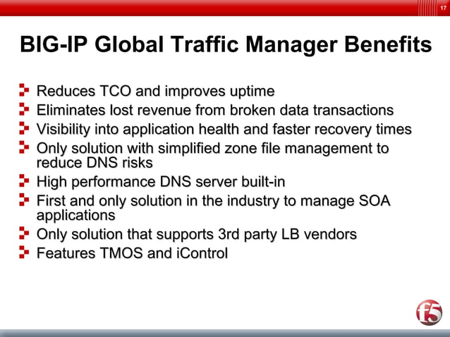 BIG IP F5 GTM Presentation | PPT