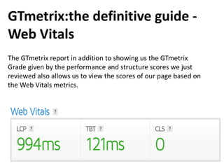 about gtmetrix | PPT