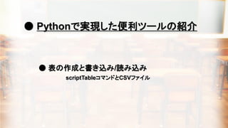 GTMF 2015: Autodesk Maya；大人気！カスタム・グラフエディタと便利ツールをPythonで！！ | ダイキン工業株式会社 | PPT