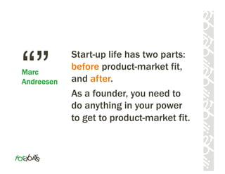 Product-Market Fit: The validation stage | PDF