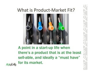 Product-Market Fit: The validation stage | PDF
