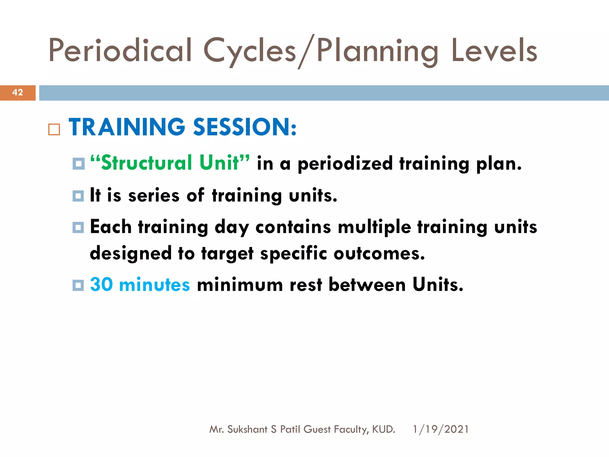 GTMT Sports Periodisation & Training Plan | PDF