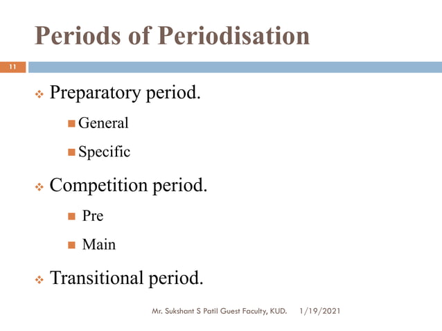 GTMT Sports Periodisation & Training Plan | PDF