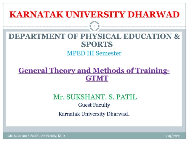 GTMT Training components | PDF