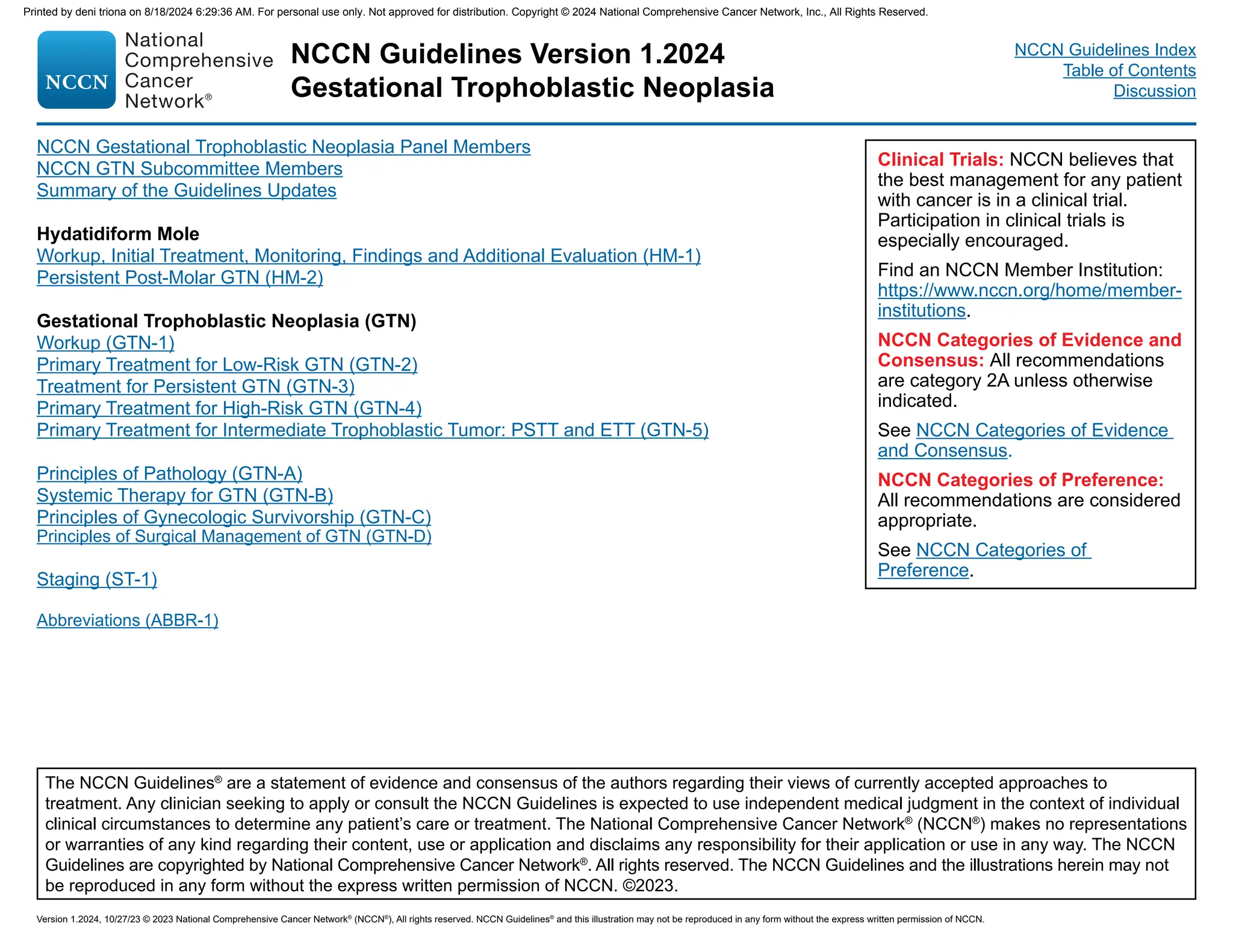 Materi obgin tentang GTN ,................ | PDF
