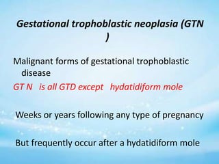 Gestational trophoblastic disease)class.ppt