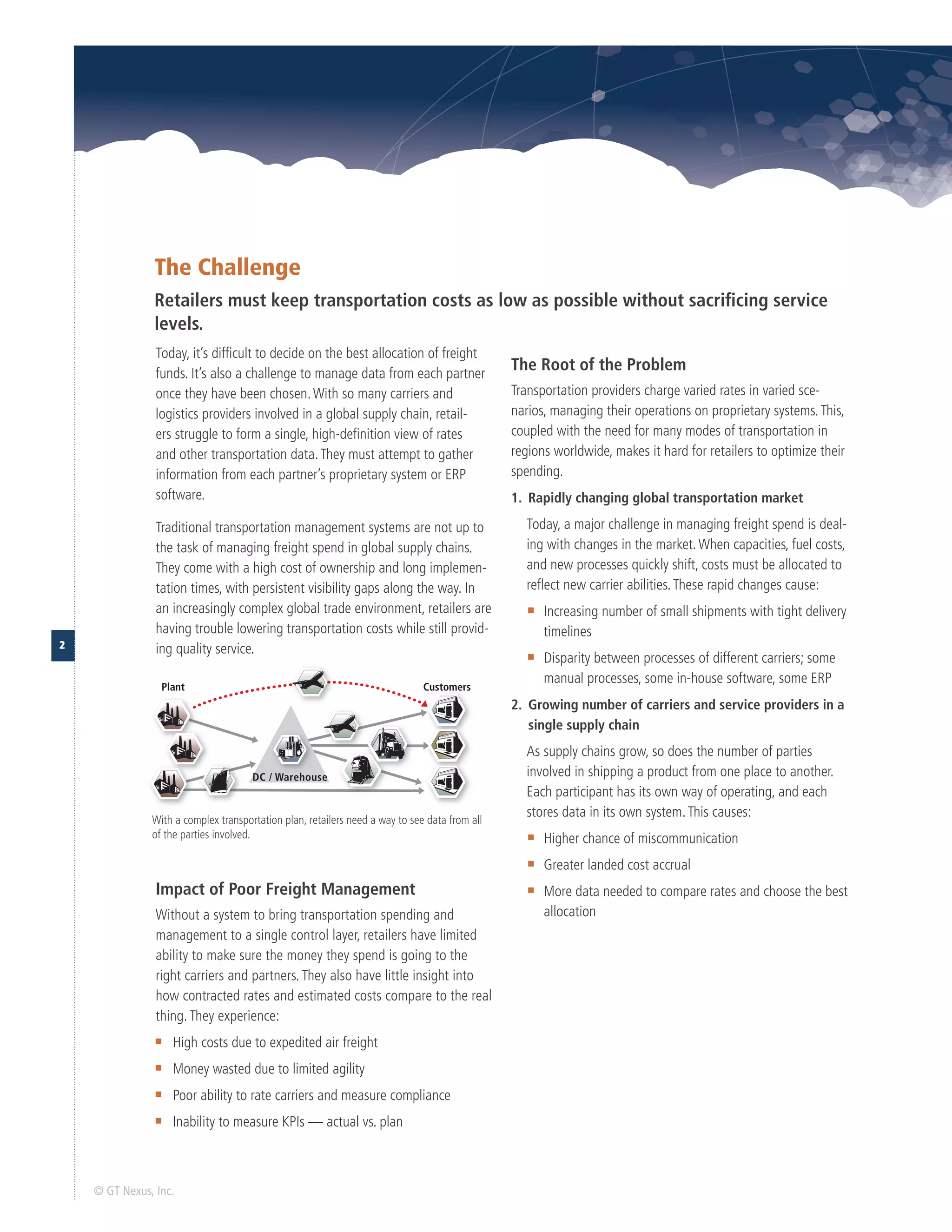Reduce Freight Spend | PDF
