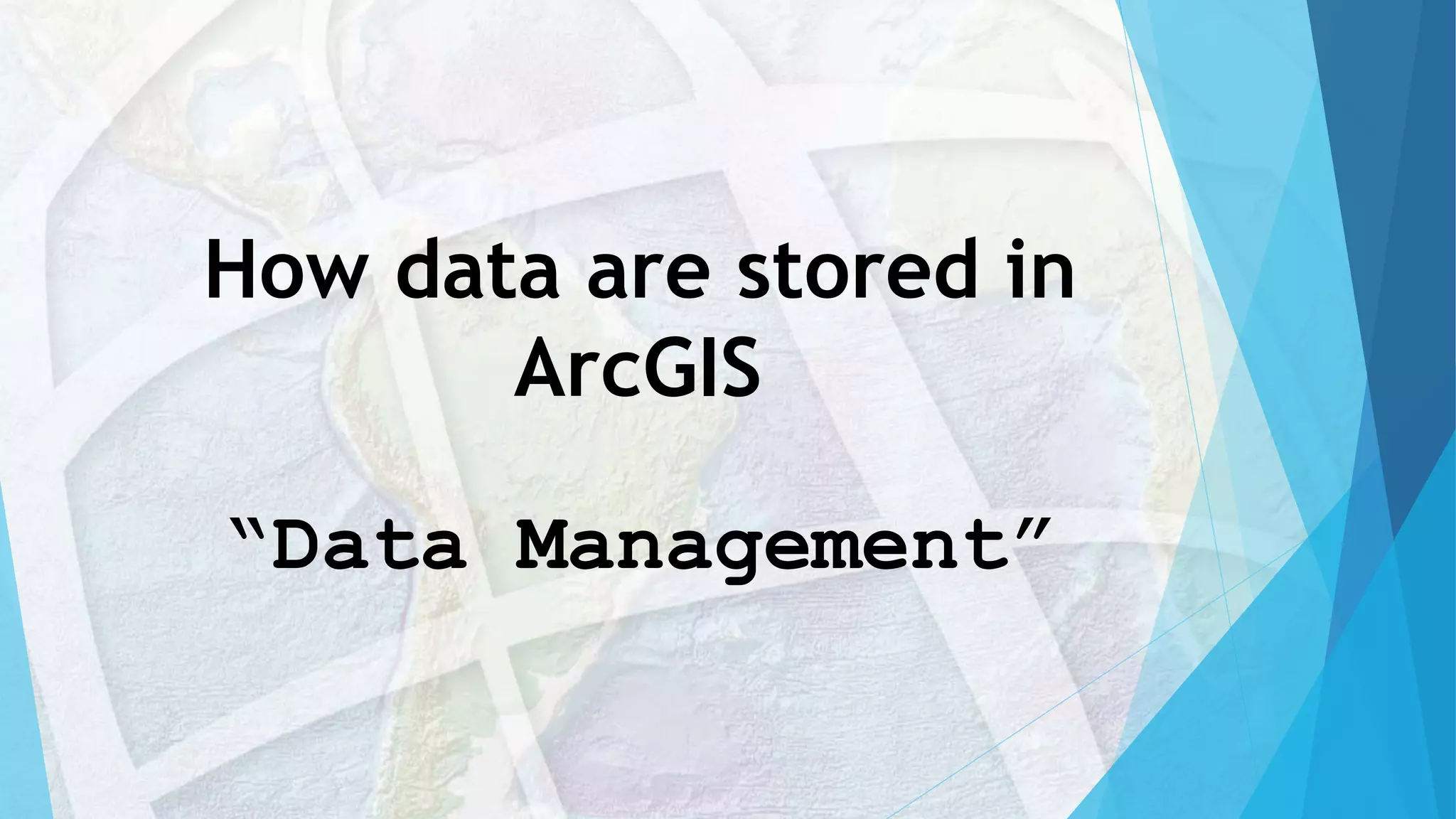 Introduction to arc gis | PDF