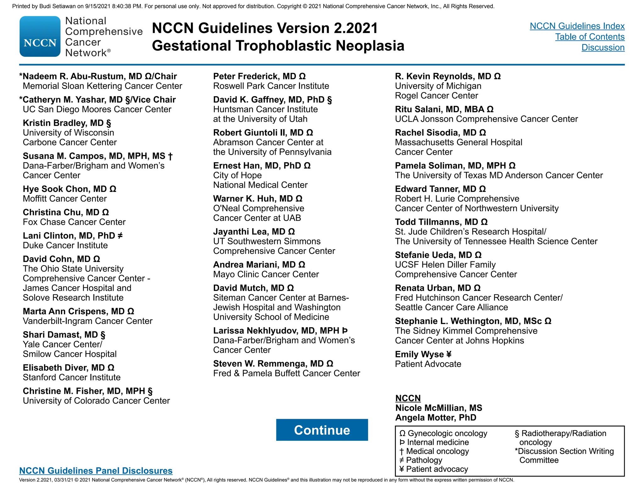 Gestational Trophoblastic Neoplasia Clinical Practice Guideline | PDF