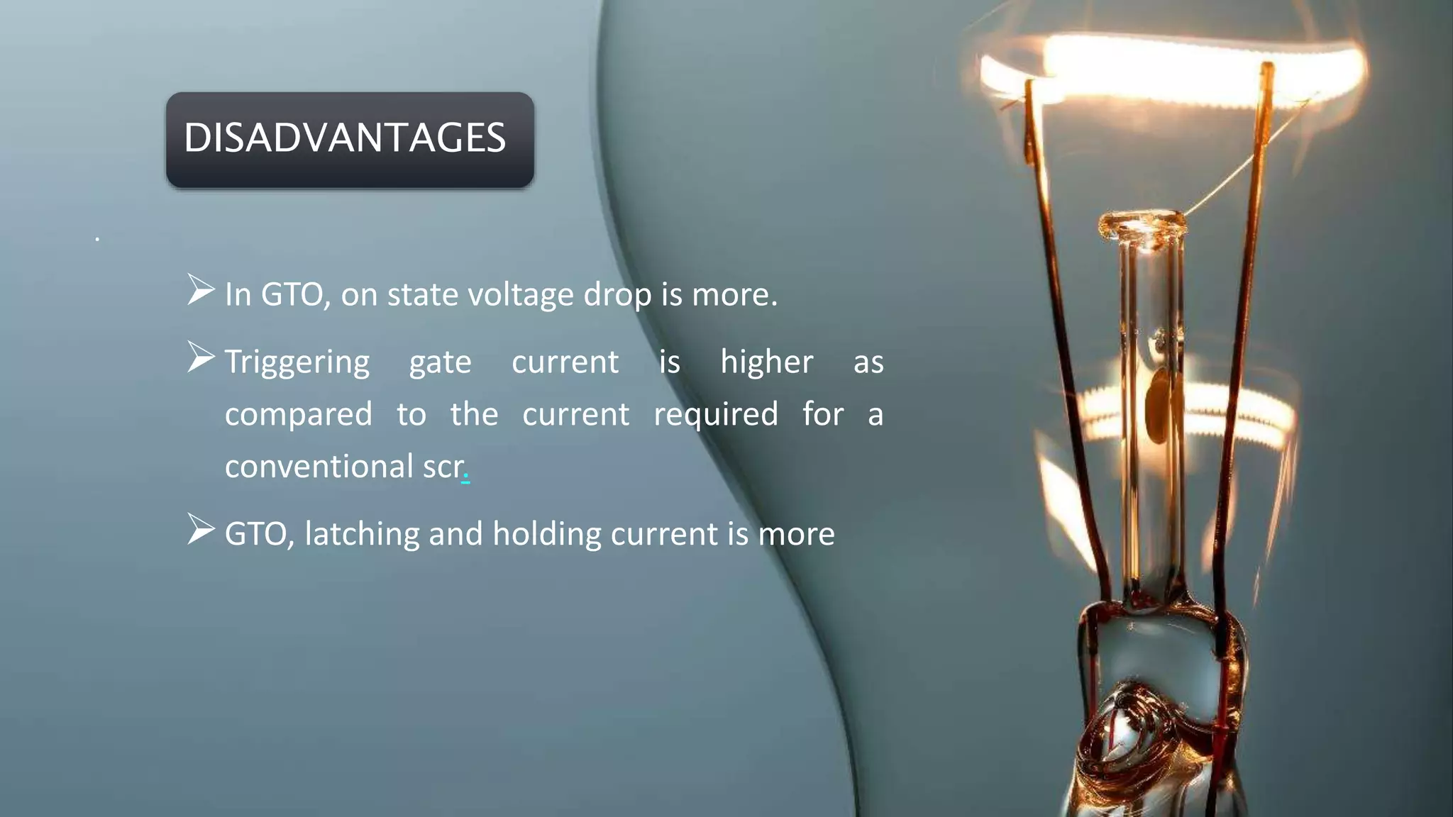 GATE TURN OFF THYRISTOR | PPTX