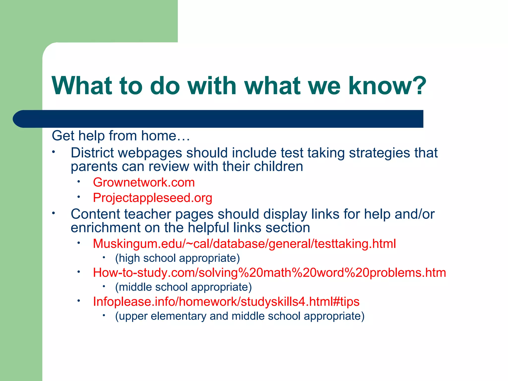 Gto Math Professional Development Plan | PPT