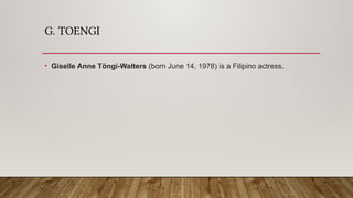 G tongei Biography, Early life, Career.pptx