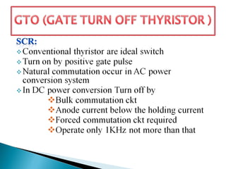 GTO and TRIAC Operation | PPT