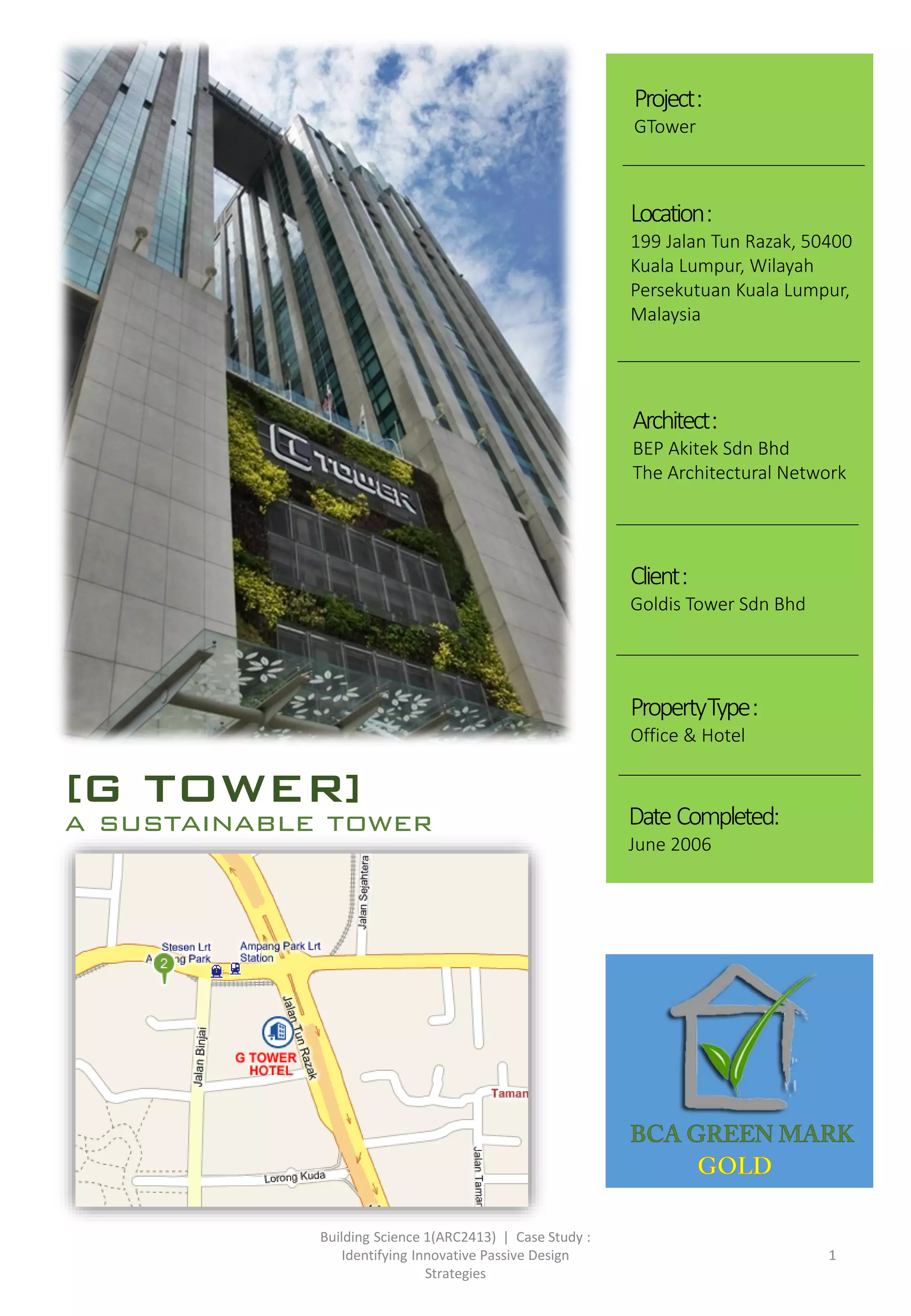 Gtower report | PDF