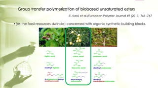 Group Transfer Polymerisation (GTP) | PDF