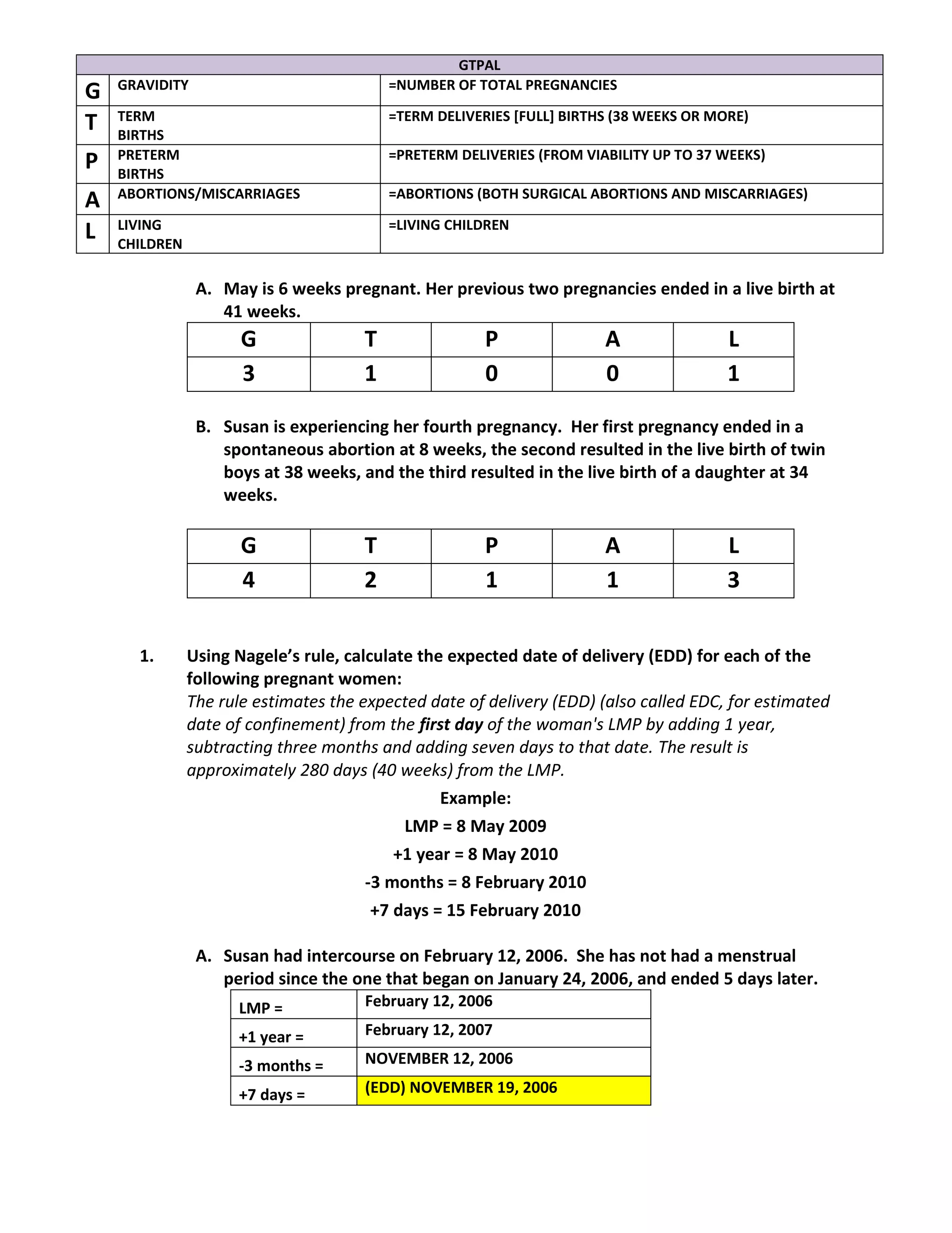 Gtpal questions | DOCX