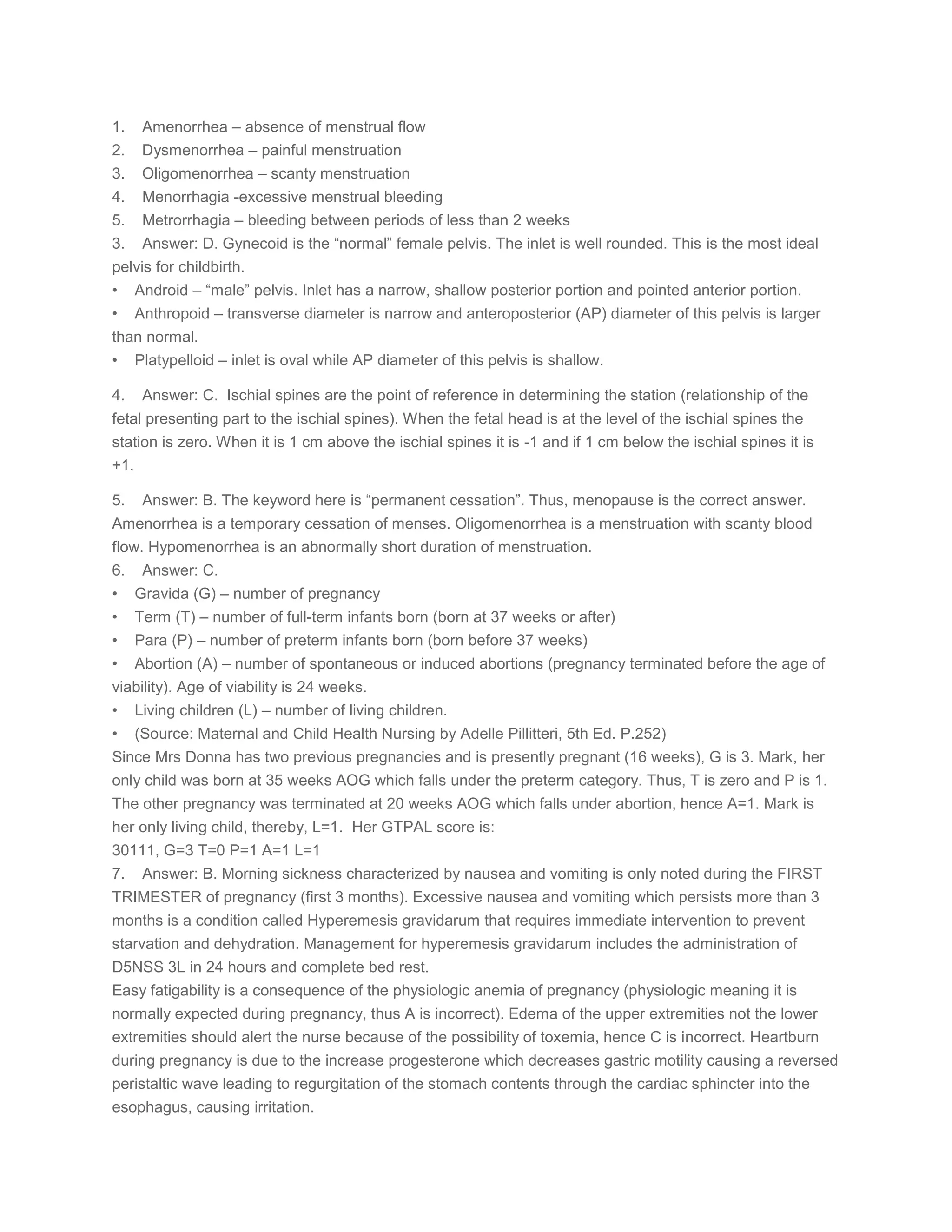 Gtpal questions | DOCX