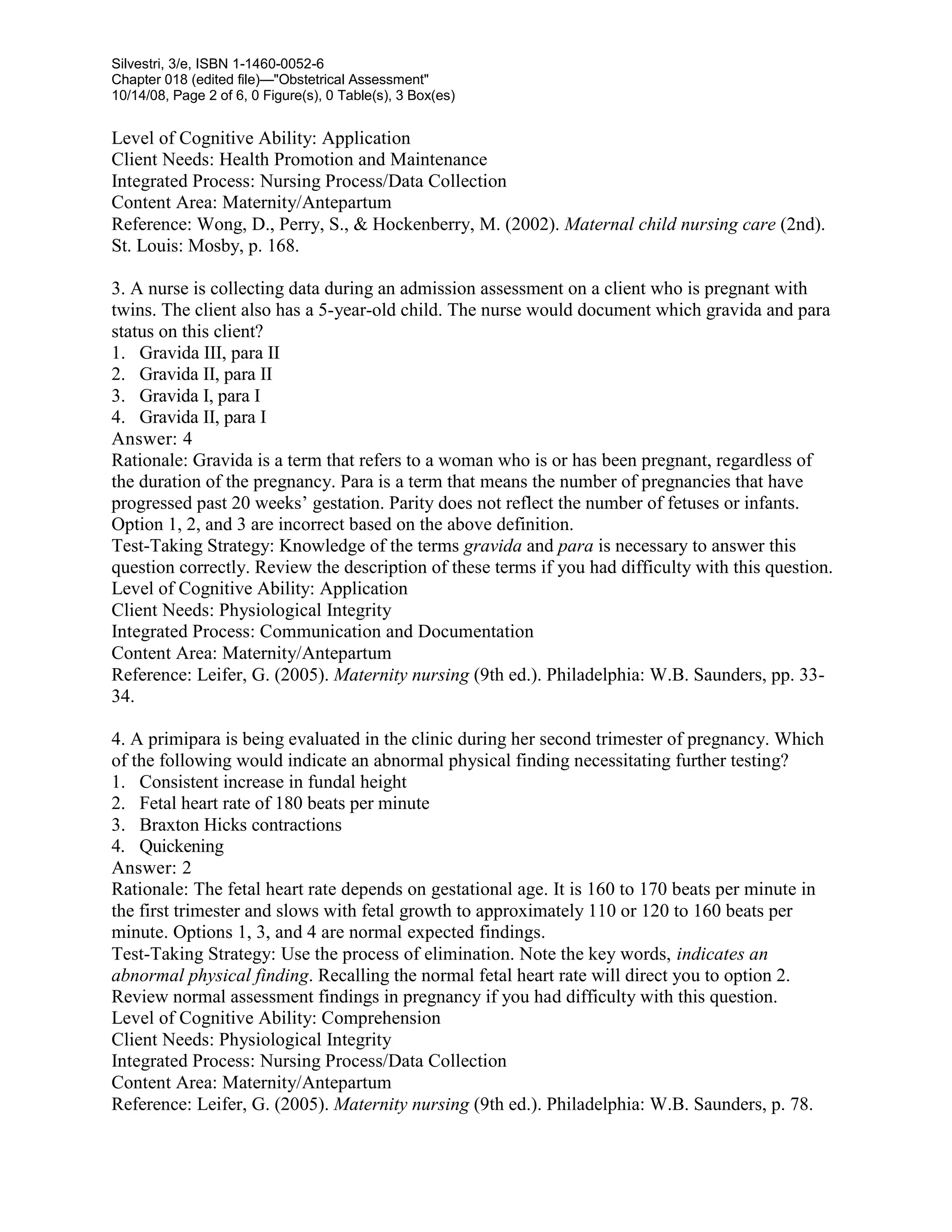 Gtpal questions | DOCX