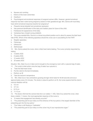 Gtpal questions | DOCX