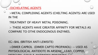 General treatment of poison. | PPTX