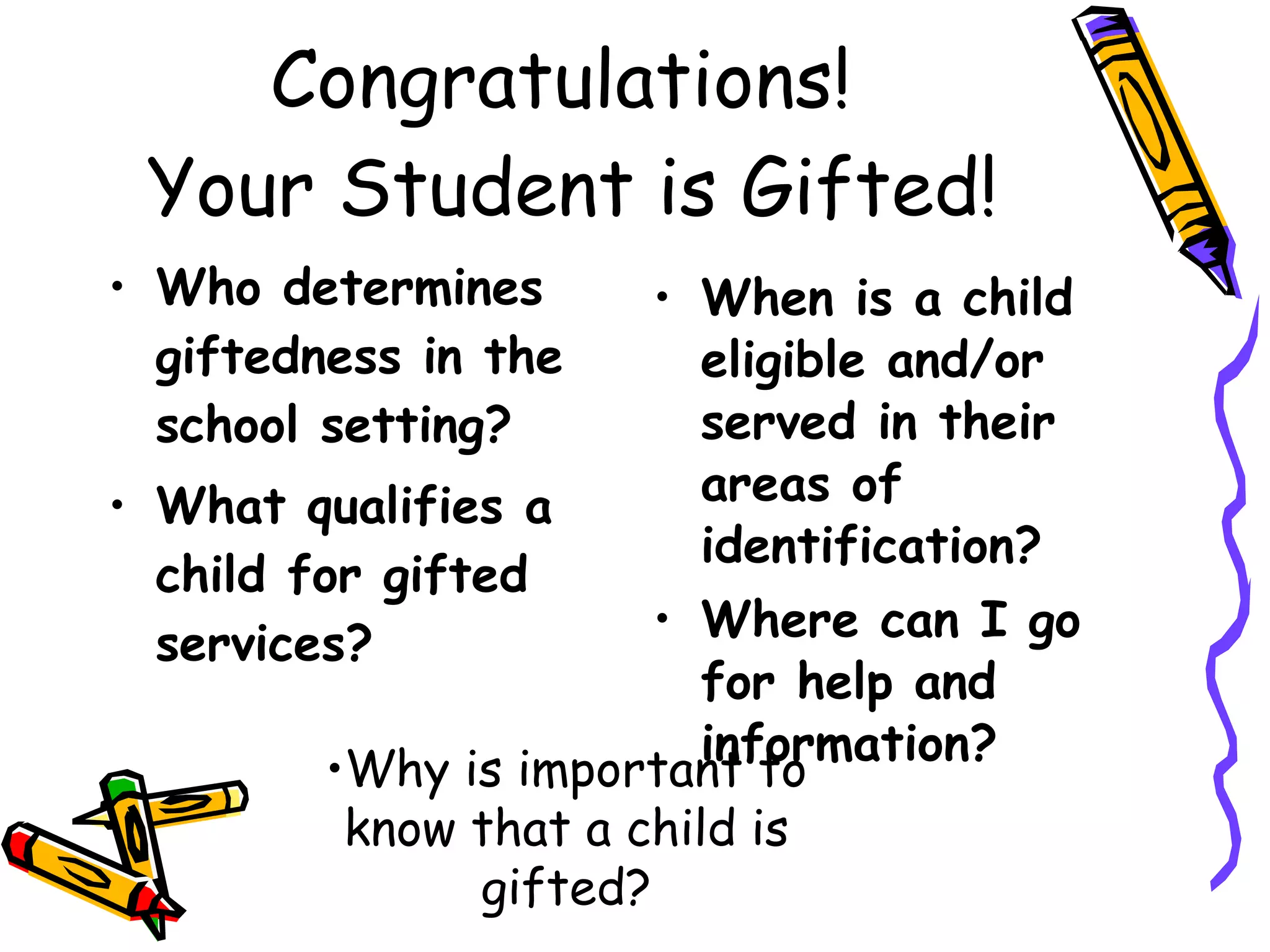 Gifted Talented Presentation | PPT