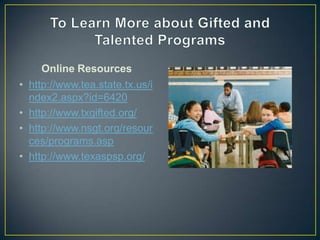Gt presentation | PPTX | Special Education | Education