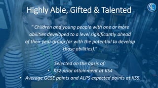 CLCC Sixth Form Open Evening - High Achievers Presentation | PPT