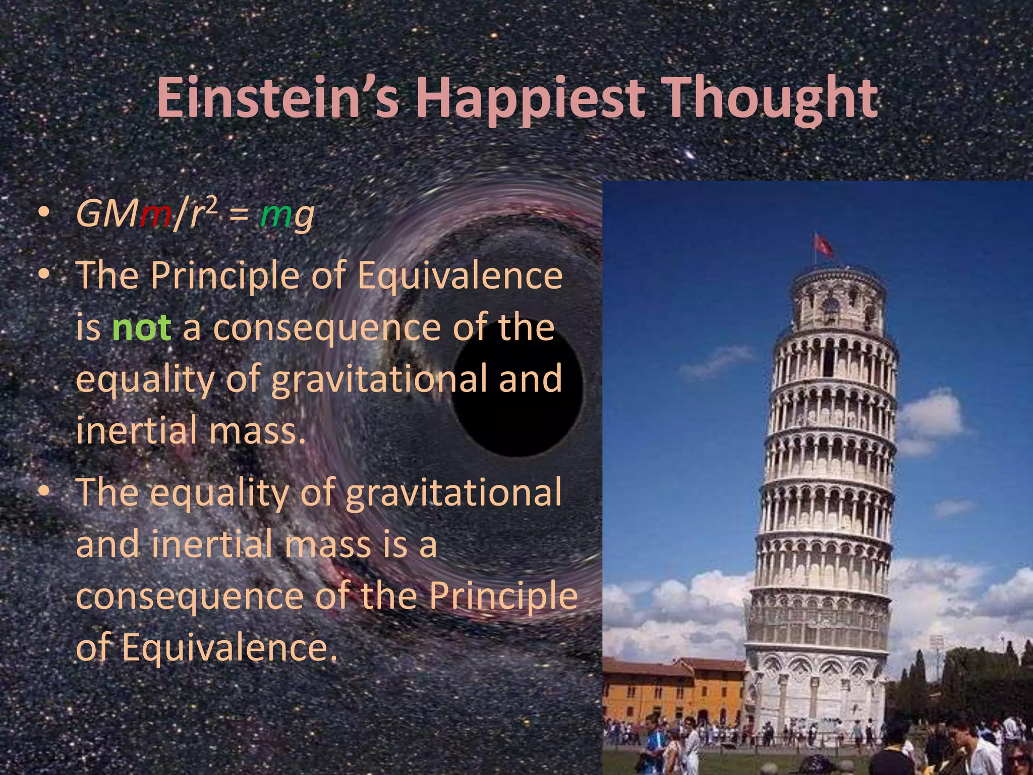 Introduction to the General Theory of Relativity | PPTX