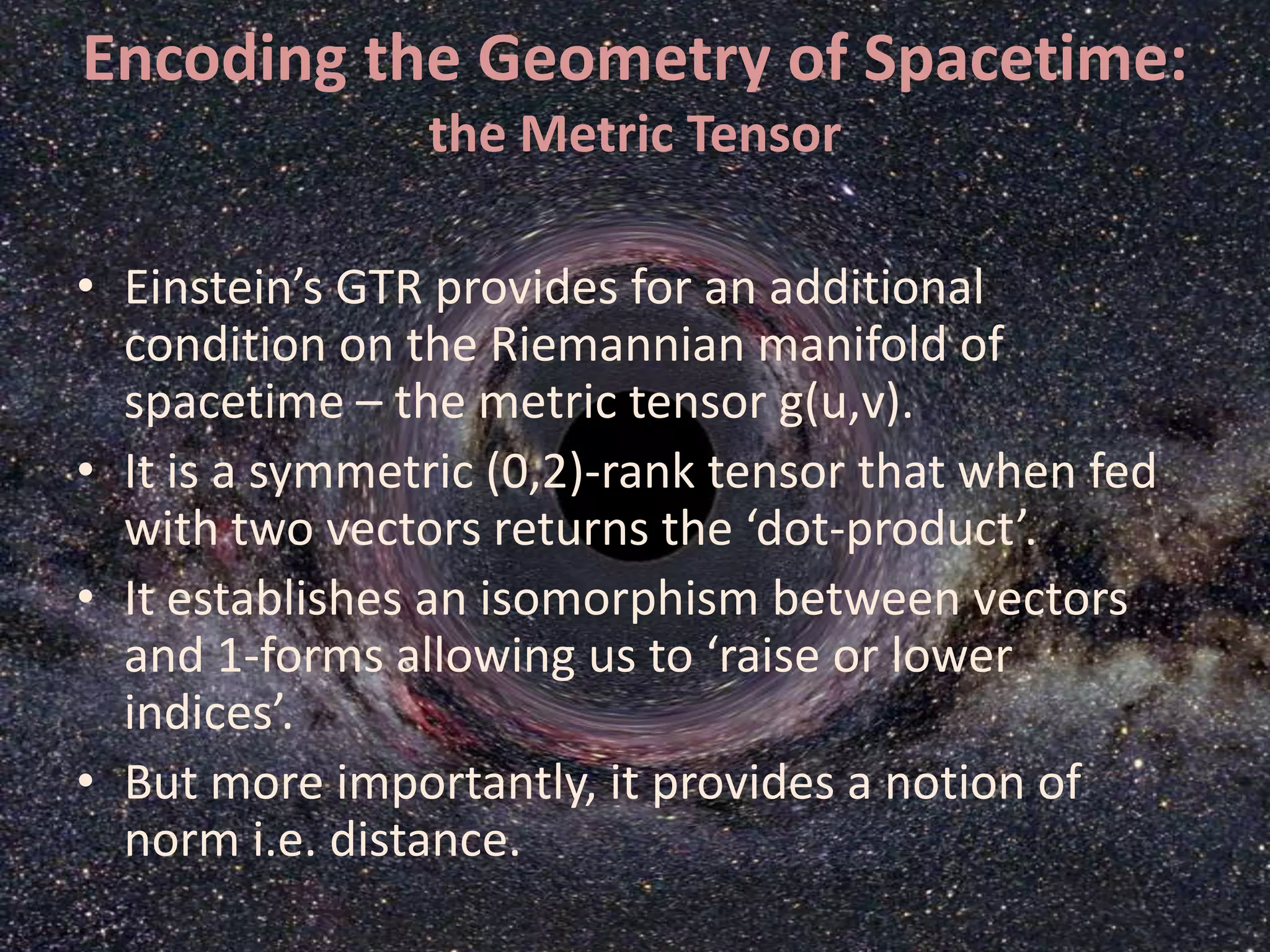 Introduction to the General Theory of Relativity | PPTX