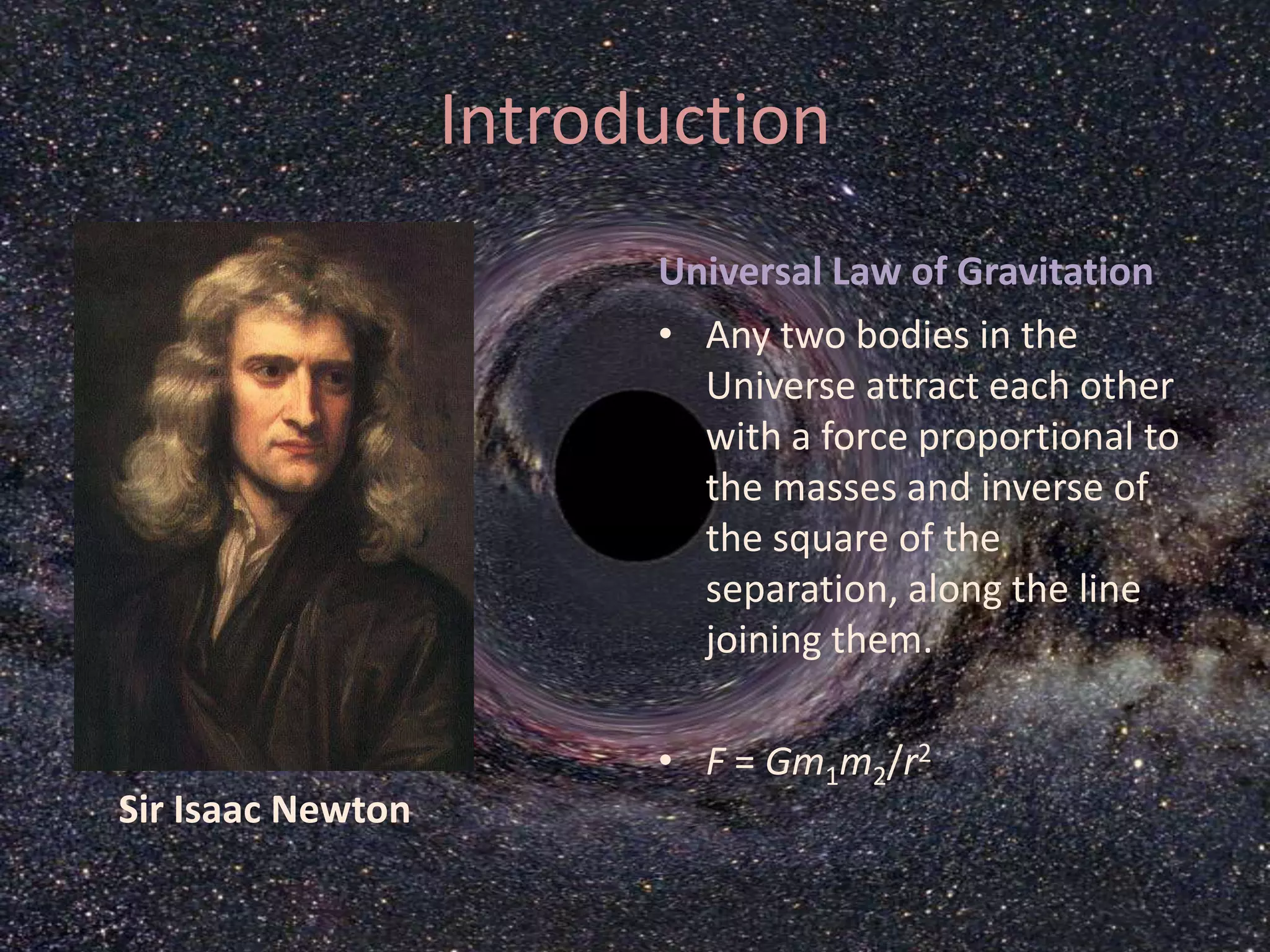 Introduction to the General Theory of Relativity | PPTX