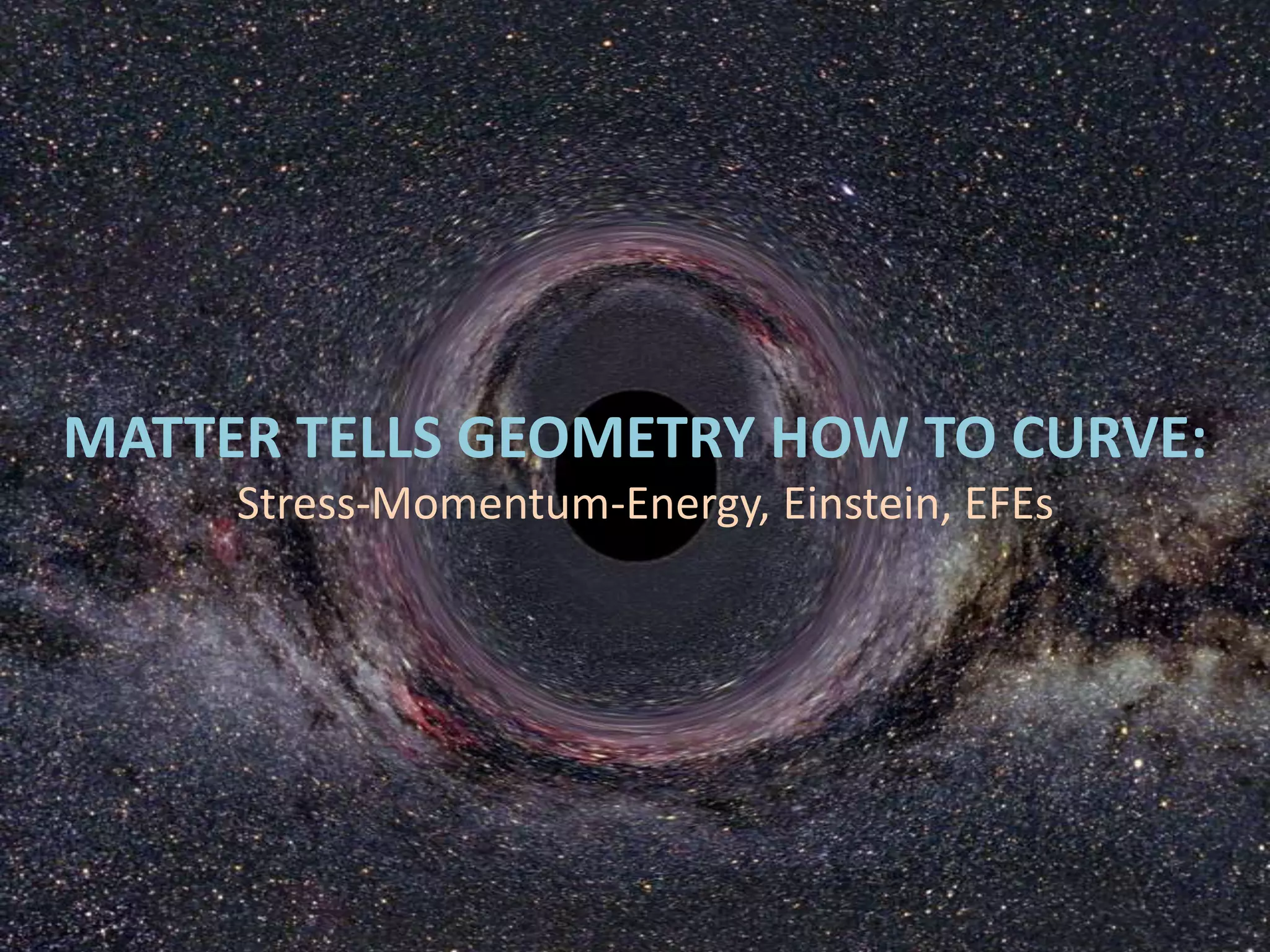 Introduction to the General Theory of Relativity | PPTX