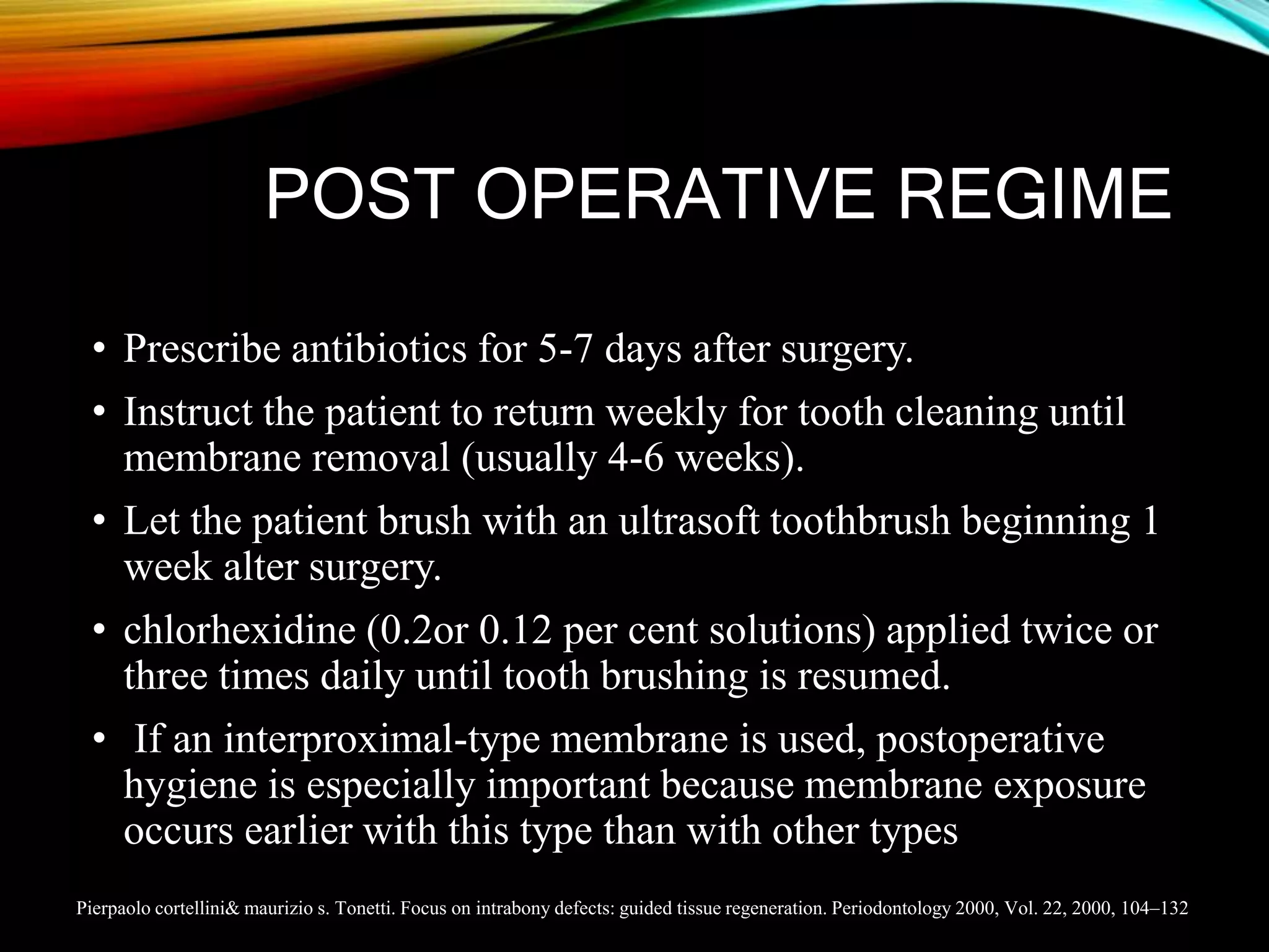 Guided tissue regeneration | PPTX